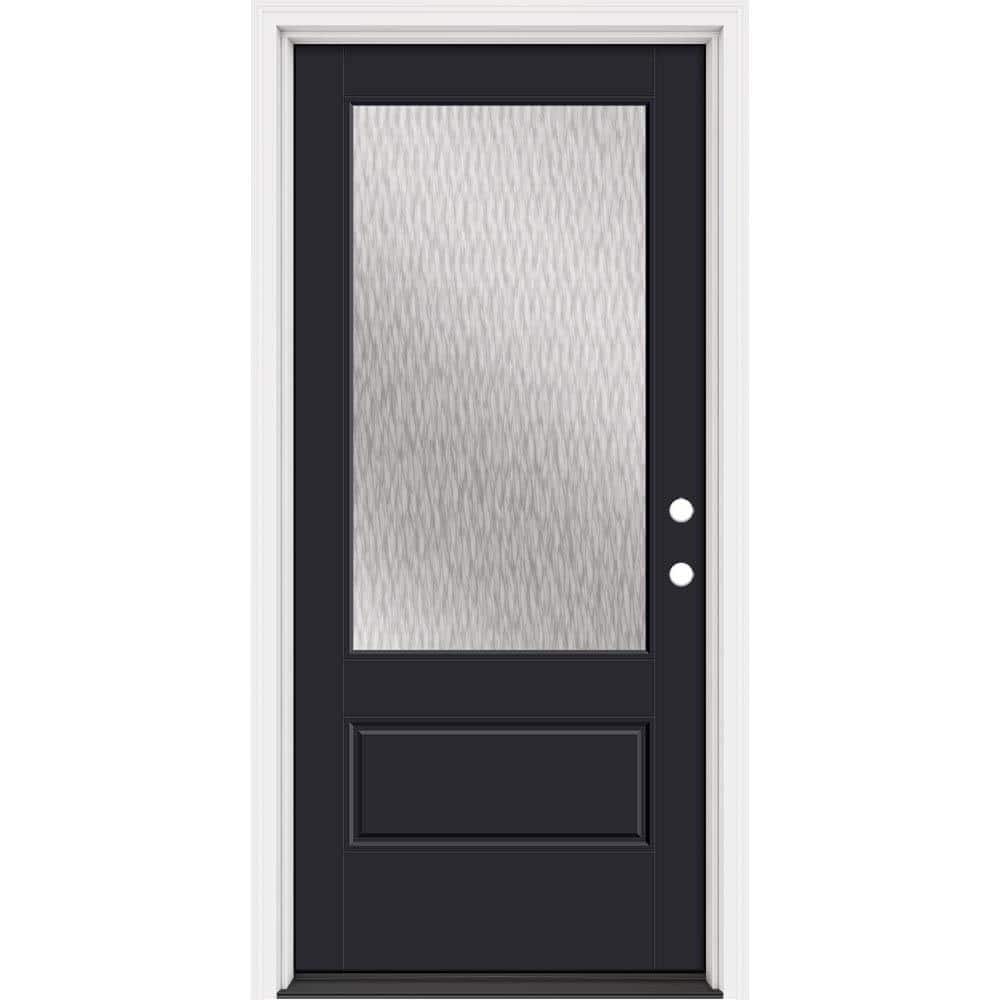 Masonite MPDS VG Double Water 36in.x 80in. Left-Hand/Inswing 3/4 Lite ...