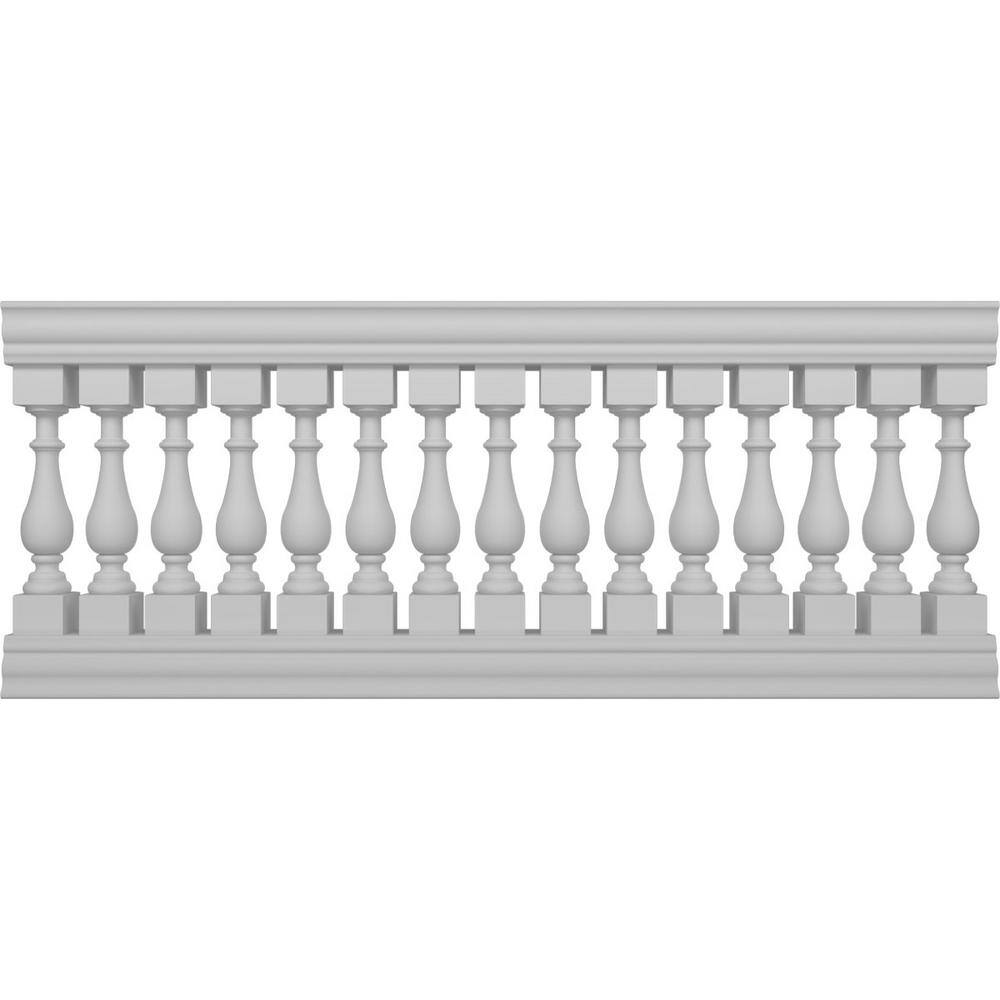 Ekena Millwork Fiberthane Traditional Balustrade 84 in. L x 37 in. H ...