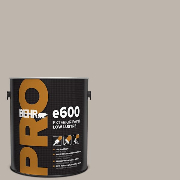 BEHR PRO 1 gal. #PPU18-12 Graceful Gray Low Luster Exterior Paint ...