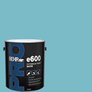 BEHR PRO 1 gal. #M470-4 Azure Lake Low Luster Exterior Paint PR62001 ...