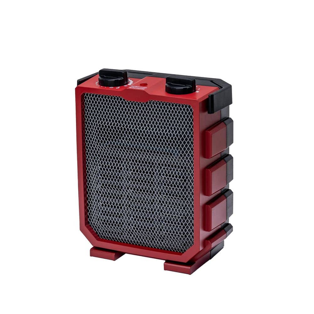 Comfort Zone 1500W 8 in. Electric Fan-Forced Utility Shop Heater with ...