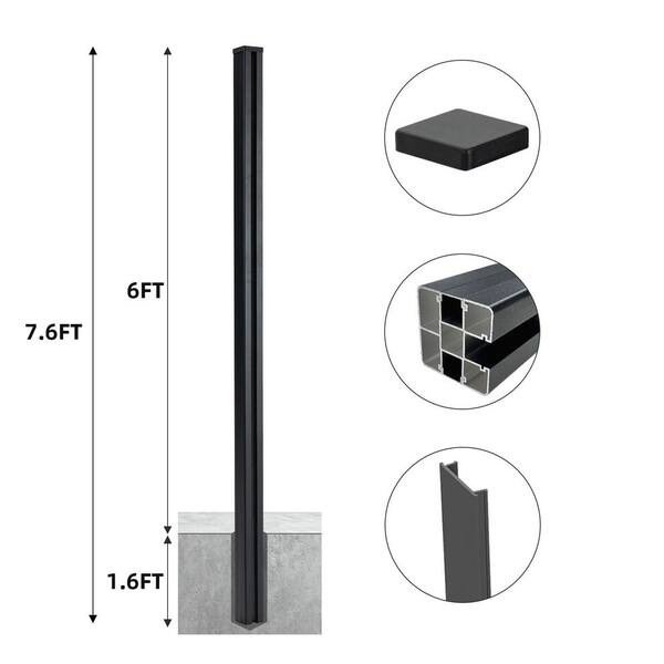 Have a question about mondaria Composite Fence Series 2.8 in. x 2.8 in ...