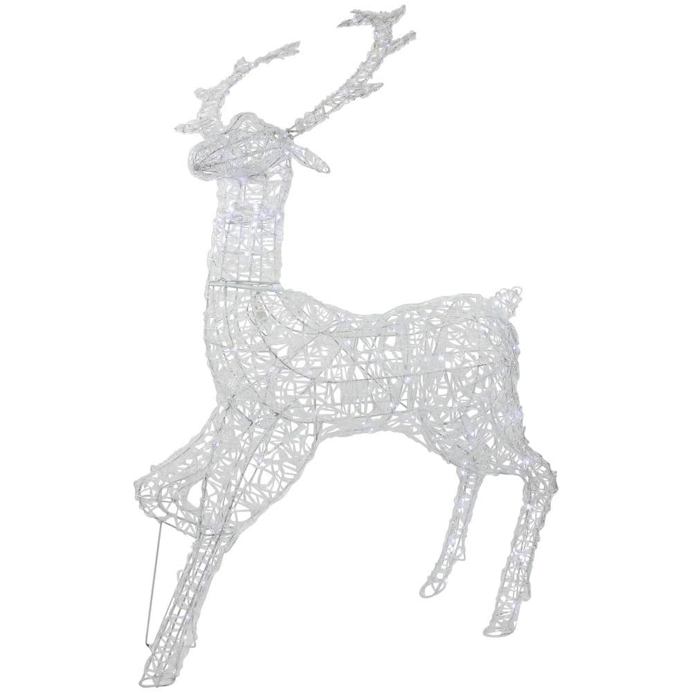 Northlight Commercial Grade Acrylic Reindeer Outdoor Christmas ...
