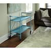 Cosco Smartfold Teal Serving Cart 87602TEA1E - The Home Depot