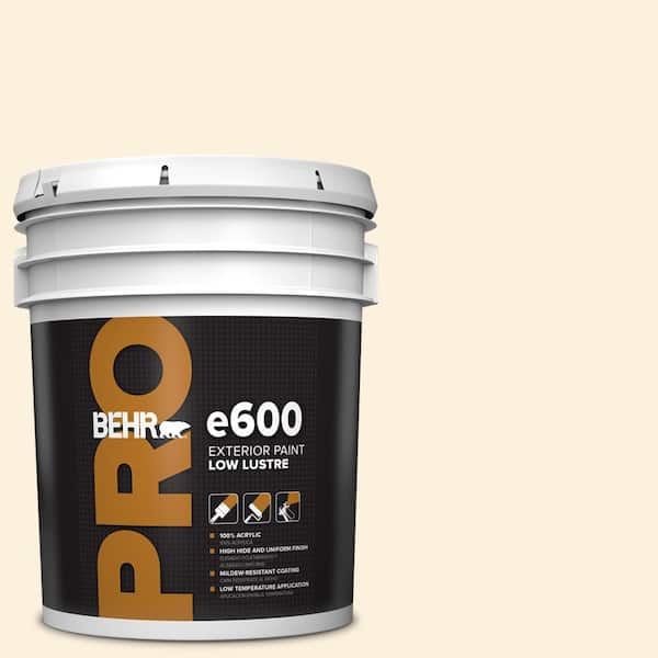 BEHR PRO 5 gal. #M260-1 String Cheese Low Luster Exterior Paint PR62005 ...