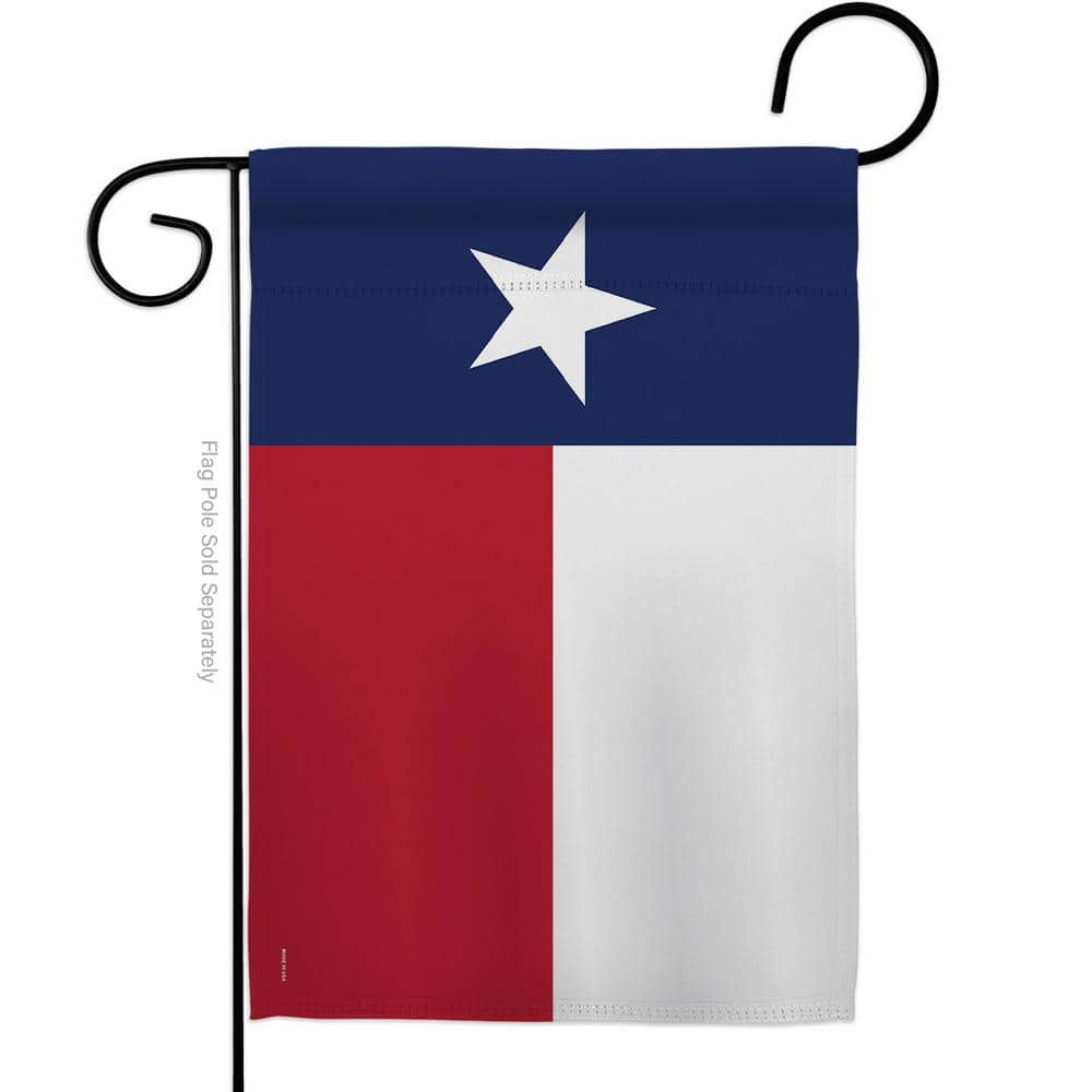 Ornament Collection 13 in X 18.5 Texas States Garden Flag Double-Sided ...