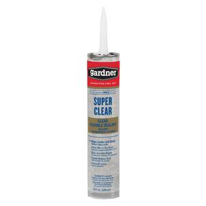 Gardner 10 oz. Super Clear Flexible Sealant 0299-GA - The Home Depot
