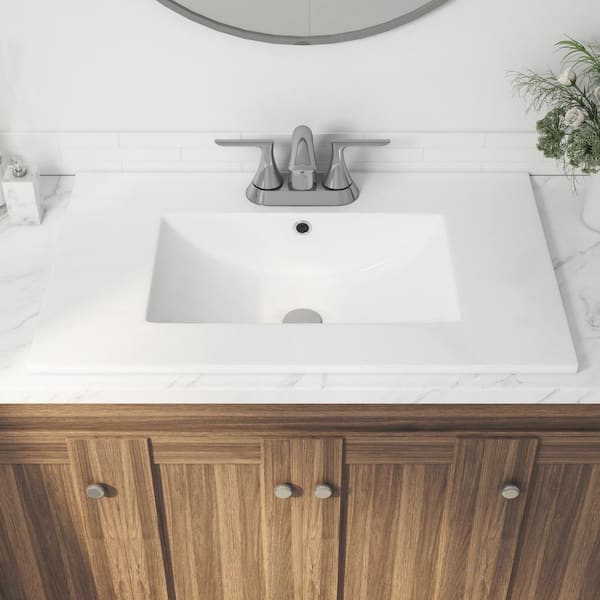 Eridanus Tucson 30 in. W x 18 in. D x 7 in. H Vitreous China Single ...