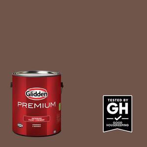 Glidden Premium 1-gal. PPG1074-6 Carmelized Walnut Satin Exterior Latex ...