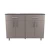 Inval Maestrik 47.24 in. W x 34.25 in. H x 16.54 in. D 4-Door Wood ...