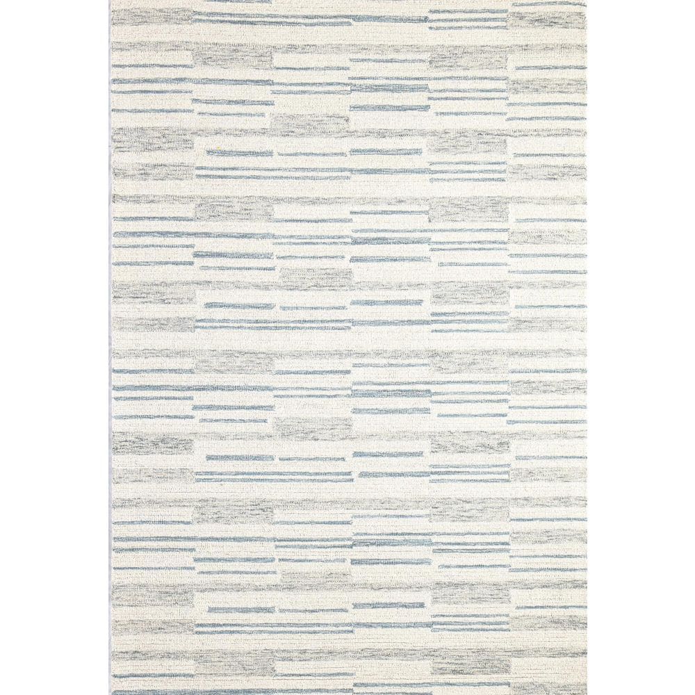 BASHIAN Valencia Ivory/Blue 5 ft. x 8 ft. (5 ft. x 7 ft. 6 in ...