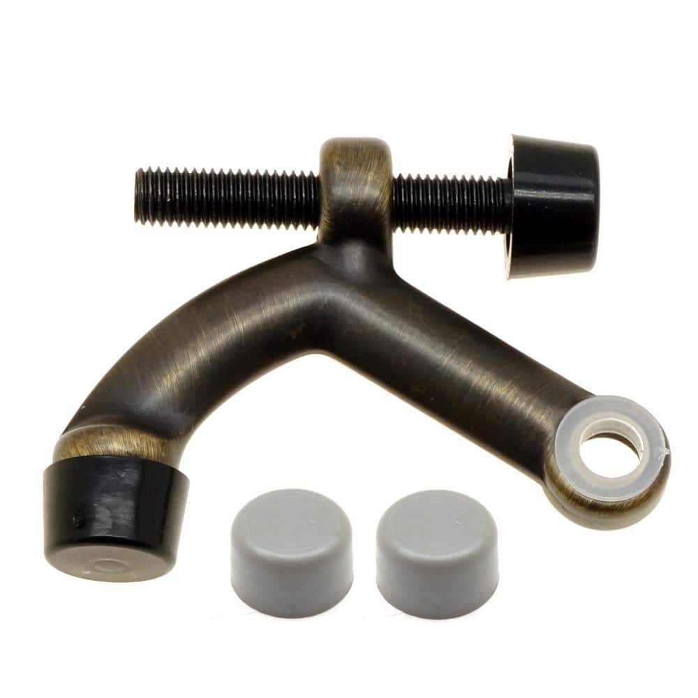 idh by St. Simons Solid Brass Hinge Pin Door Stop in Antique Brass ...