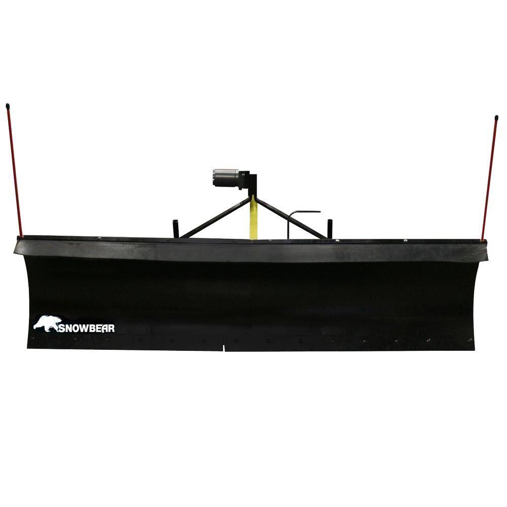 SNOWBEAR 82 in. x 19 in. Snow Plow for Jeeps, Smaller Trucks and SUVs ...