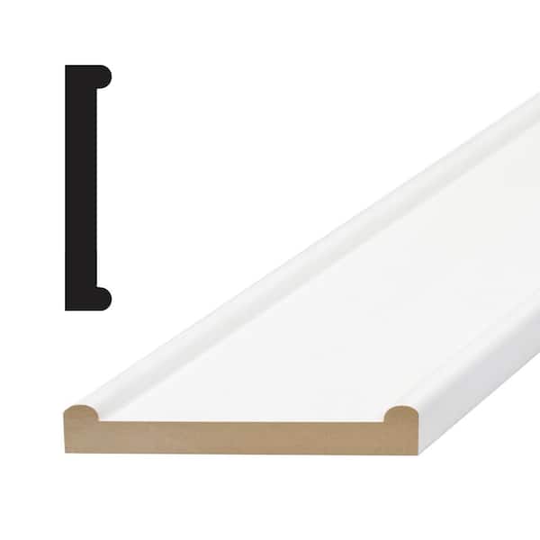 Builders Choice Craftsman 1 in. x 5-1/4 in. MDF Primed Header Moulding ...