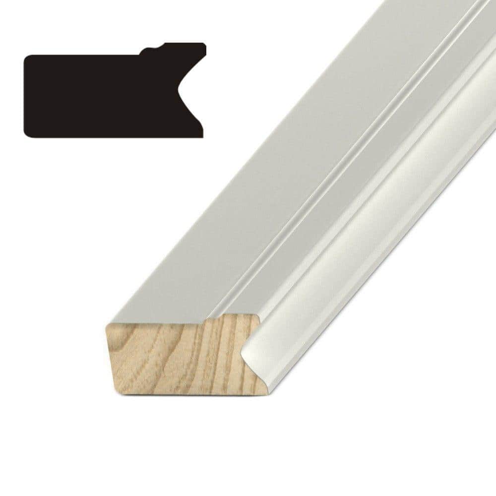 3/4 in. x 1-7/16 in. Primed Pine Stucco Molding 618PR - The Home Depot