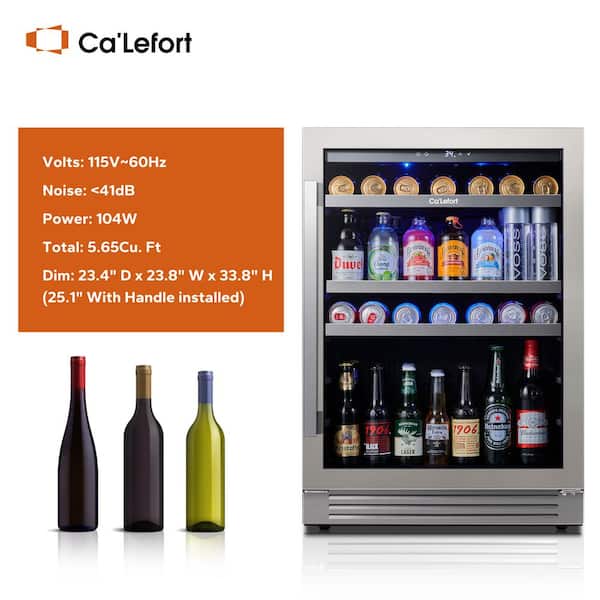 Ca'Lefort 24 inch 220 Cans(12 oz.) Beverage Cooler Beer Drink ...