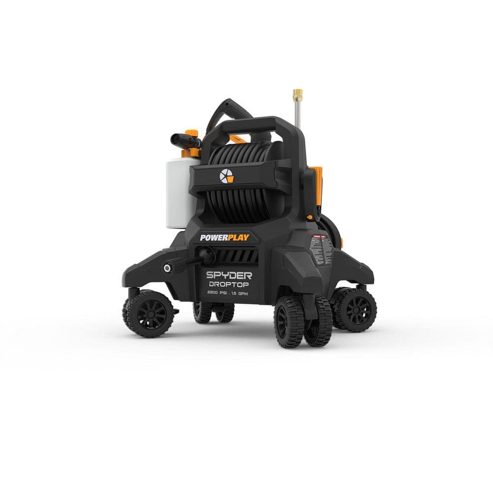 Powerplay Spyder Droptop 2200 PSI 1.5 GPM 13 Amp Cold Water Electric ...