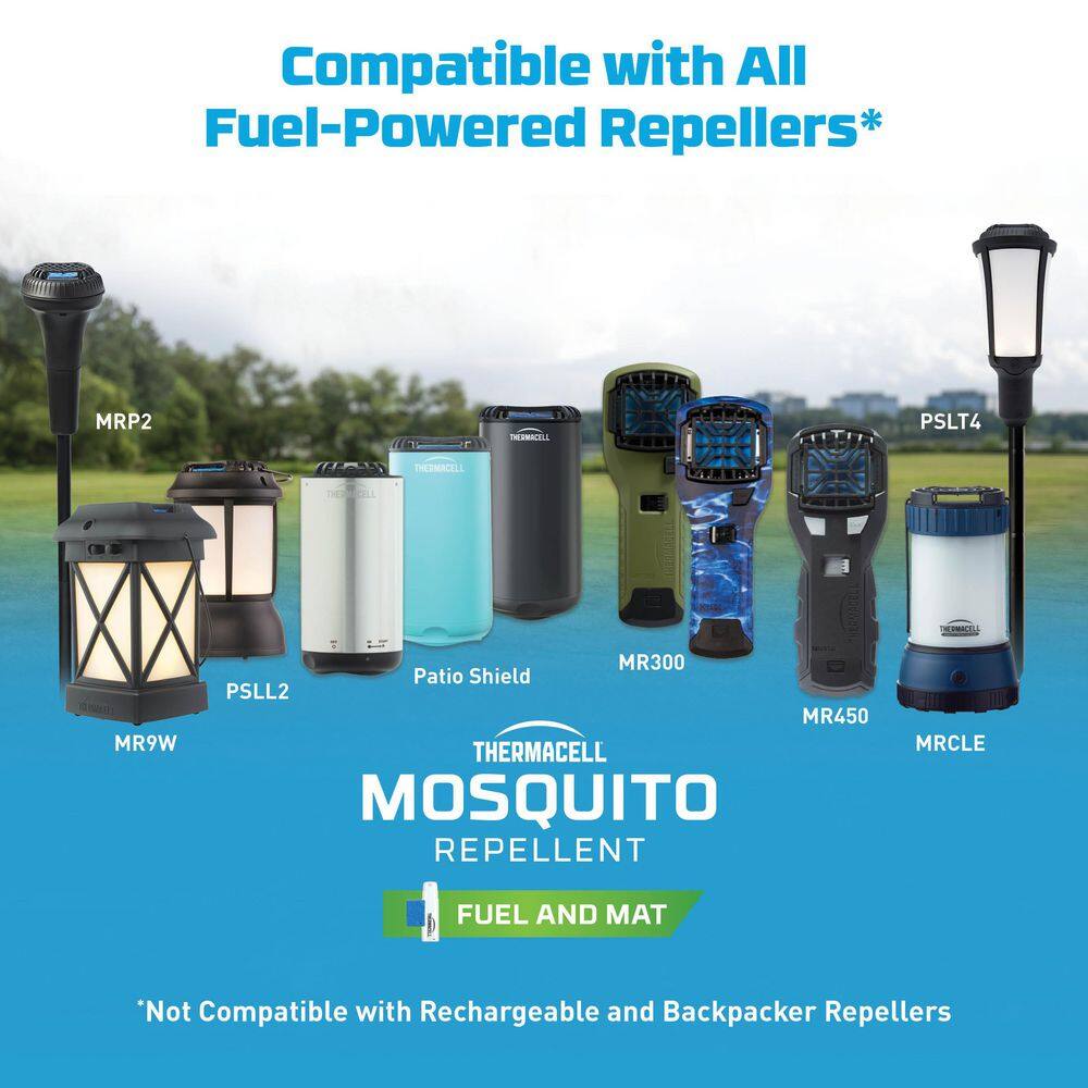 Outdoor Mosquito Repeller Refill 120-Hour Mega Pack (30 Repellent Mats ...