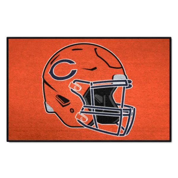 FANMATS Chicago Bears Orange 2 ft. x 3 ft. Starter Mat Area Rug 38069 ...