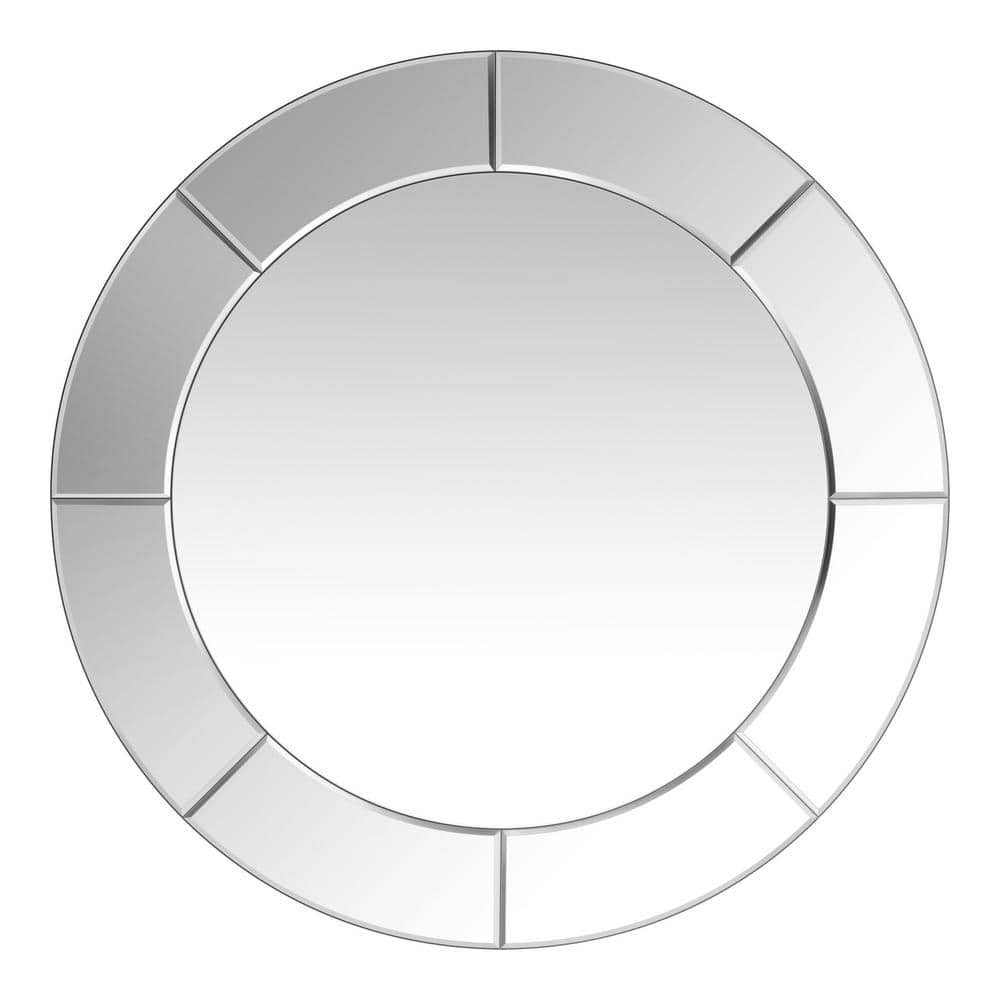 StyleWell Medium Round Classic Mirror (29 in. Diameter) MR20328G-HD ...