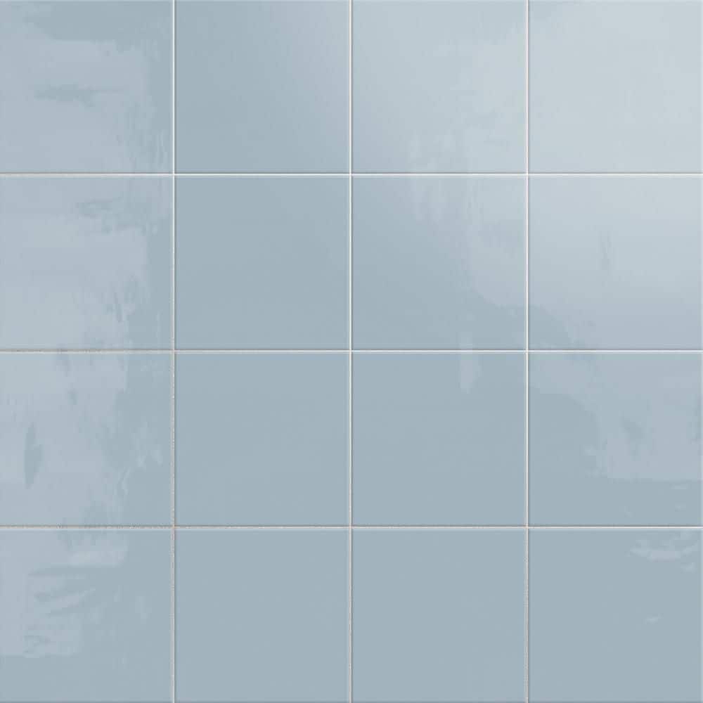Merola Tile Monocolor Humo 7-7/8 in. x 7-7/8 in. Ceramic Floor and Wall ...