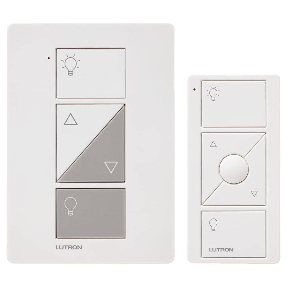 Lutron Caseta Wireless 300-Watt/100-Watt Plug-In Lamp Dimmer with Pico ...