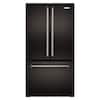 KitchenAid 21.9 cu. ft. French Door Refrigerator in Black Stainless ...