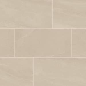 Daltile Calgary Fog 24 in. x 48 in. Polished Porcelain Floor and Wall ...