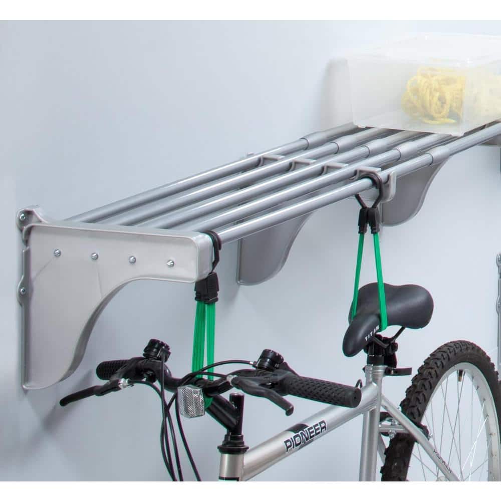 EZ Shelf 40 in. - 73 in. Expandable Shelf in Silver EZS-S72S - The Home ...