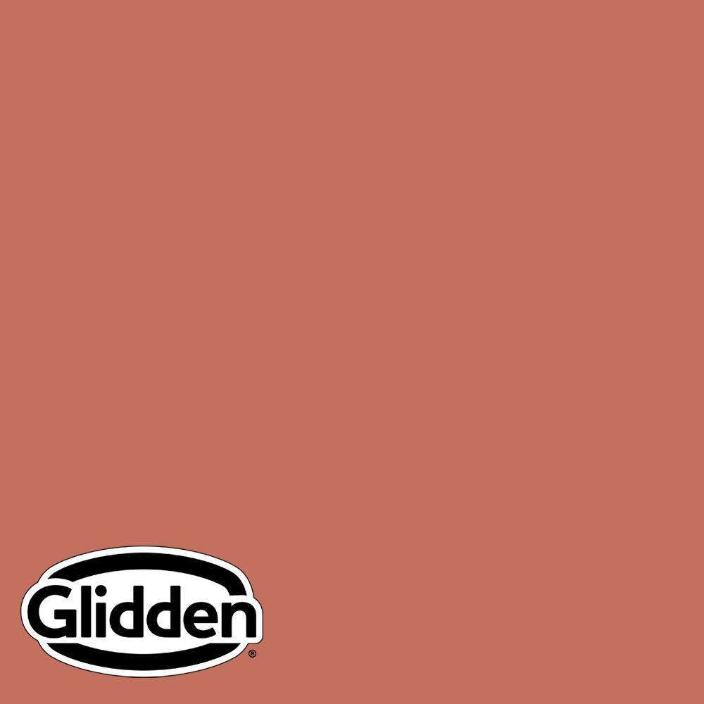 Glidden Premium 5 gal. PPG1191-6 Cajun Spice Flat Interior Latex Paint ...