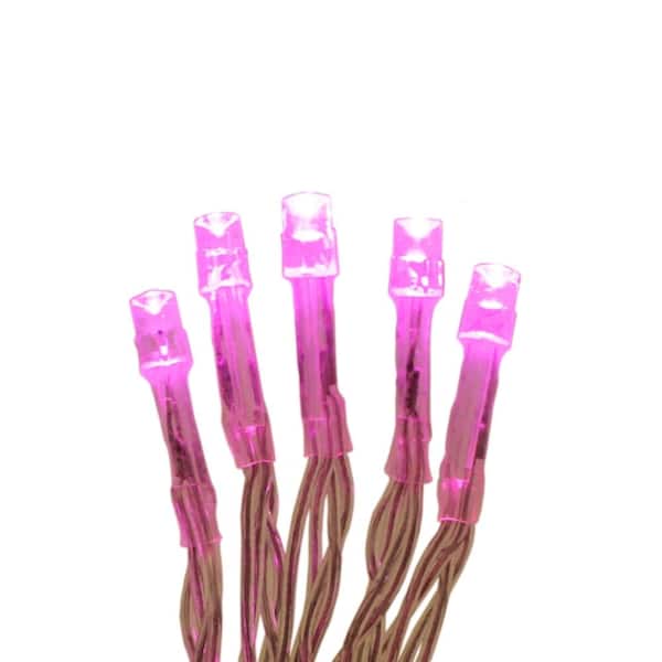 ALEKO 50 LED Pink BatteryOperated String Lights B50LEDPINK-HD - The ...