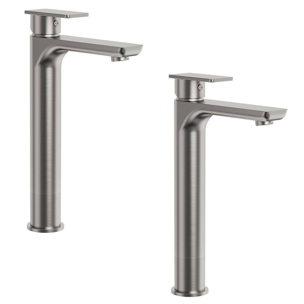 EVERSTEIN 2-Pack 12 in. Height Single Handle Single Hole Bathroom ...