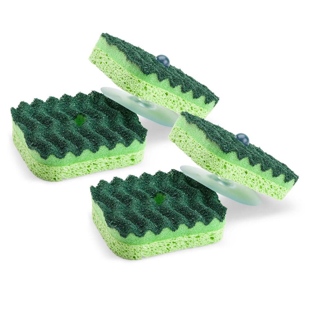 Libman Suction Cup Sponge (4-Count) 1541 - The Home Depot