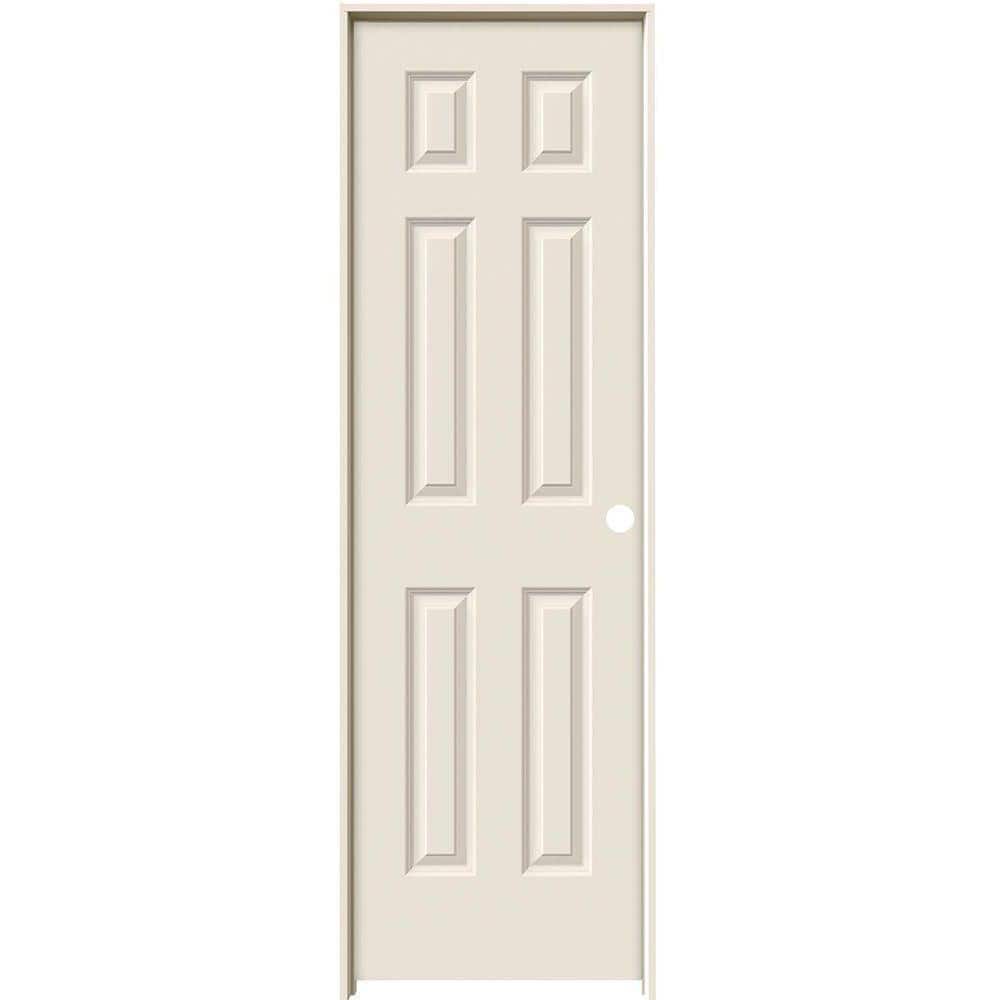 JELD-WEN 24 in. x 80 in. Colonist Primed Left-Hand Smooth Molded ...