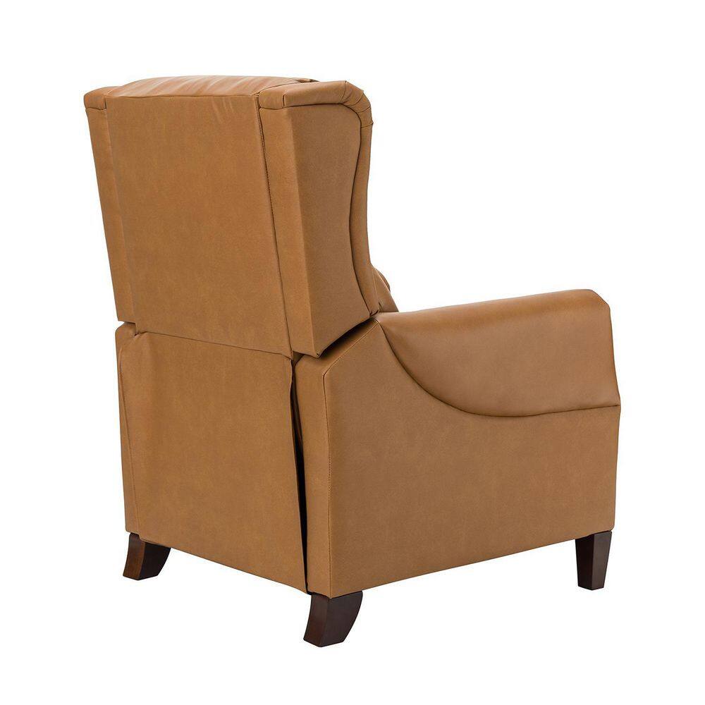 ARTFUL LIVING DESIGN Pilar Camel 32.68 in. Wide Genuine Leather Manual ...