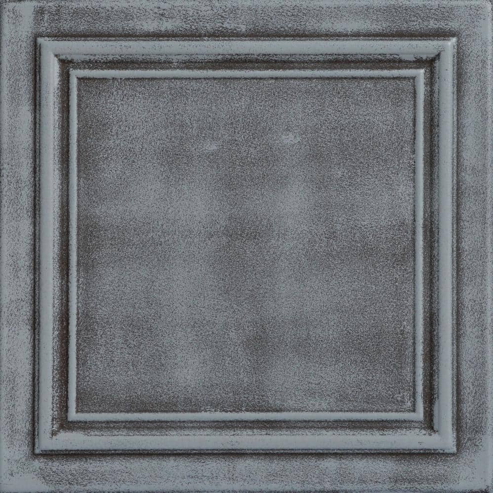 A La Maison Ceilings Line Art Moss Gray 1.6 ft. x 1.6 ft. Decorative ...