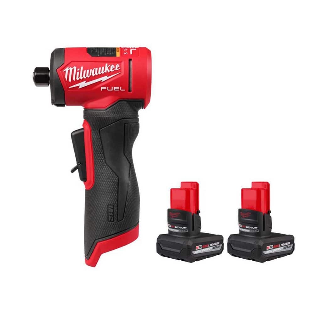 Milwaukee M12 FUEL 12V Lithium-Ion Brushless Cordless 1/4 in. Right ...