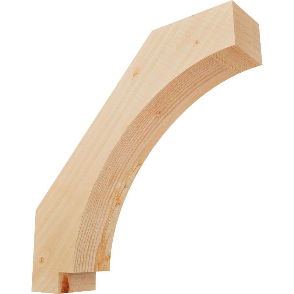 Ekena Millwork 3 1/2"W x 16"D x 16"H Imperial Smooth Knee Brace, Douglas Fir BRC04X16X16IMP00SDF ...