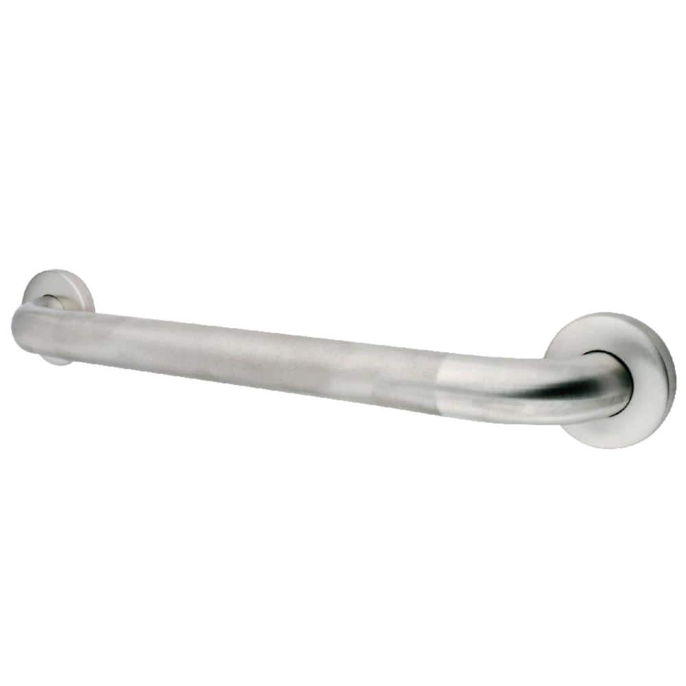 Kingston Brass Traditional 16 in. x 1-1/4 in. Grab Bar in Brushed ...