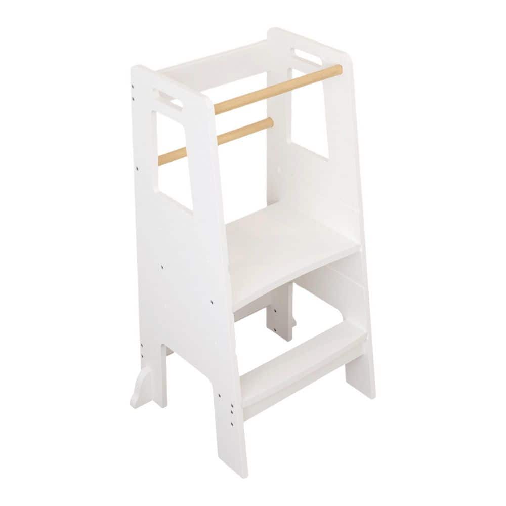 Miscool Avex 2-Step 1.5 ft. Reach Height MDF Kids Standing Tower Step ...