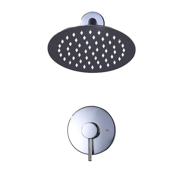 ALEASHA Single Handle 1-Spray Shower Faucet 1.8 GPM with High Pressure ...