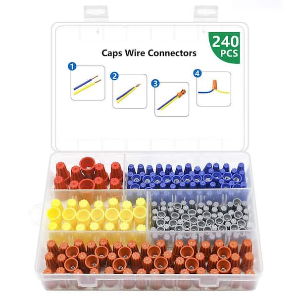 Wire Caps Uniclife 330 Pcs Wire Nuts Electrical Wire Connectors With ...