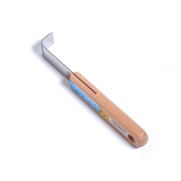 Nisaku Stainless Steel Scraper Knife Angle Style M NJP1172 - The Home Depot