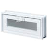 Clearly Secure 3 in. Thick Series 18 in. x 6 in. x 3 in. Hopper Vent ...