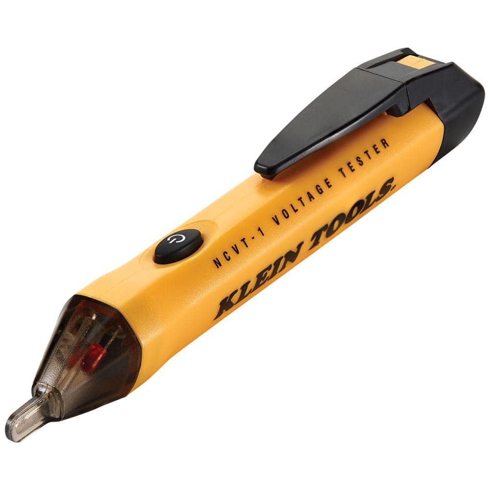 Klein Tools Non Contact Voltage Tester Pen 50 1000V AC NCVT1PR NCVT1PR The Home Depot
