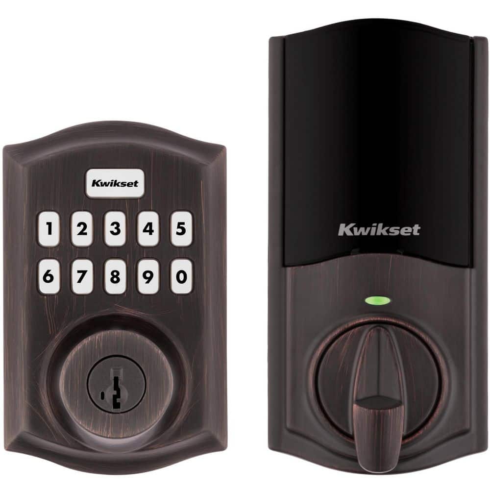 Kwikset HomeConnect 620 Venetian Bronze Traditional Z-Wave Long Range ...