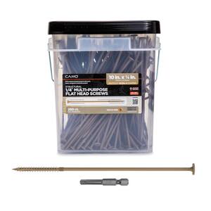 FastenMaster VersaLOK 0.220 in. x 10 in. Torx Flat Head Wood Screw (50 ...