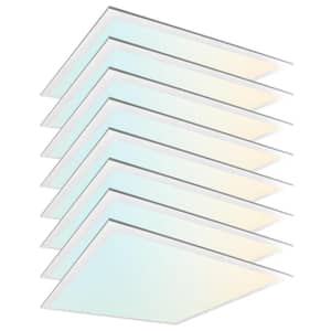 LUXRITE 2x2 FT 3750/4375/5000 Lumens Integrated LED Panel Light 3 Color ...