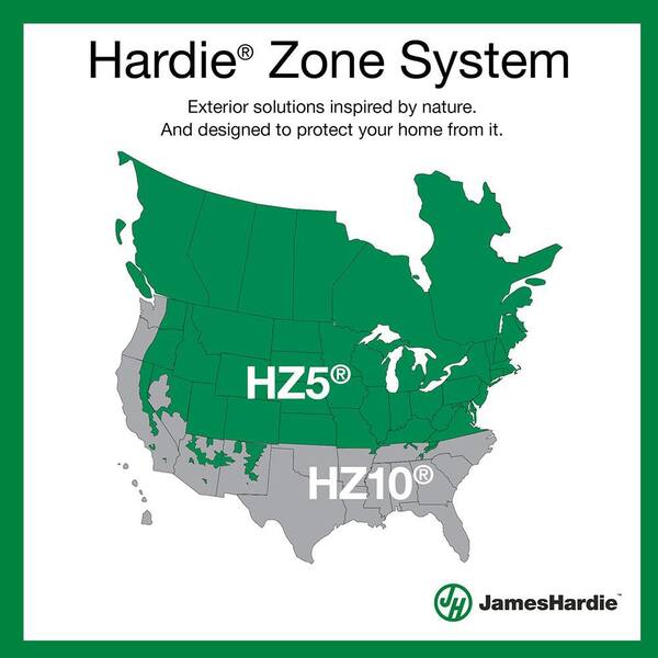 James Hardie Hardie Trim HZ10 1 in. x 5.5 in. x 12 ft. Primed Rustic ...