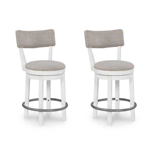 Signature DESIGN BY ASHLEY Robbinsdale 37 in. H Light Gray/Antique ...